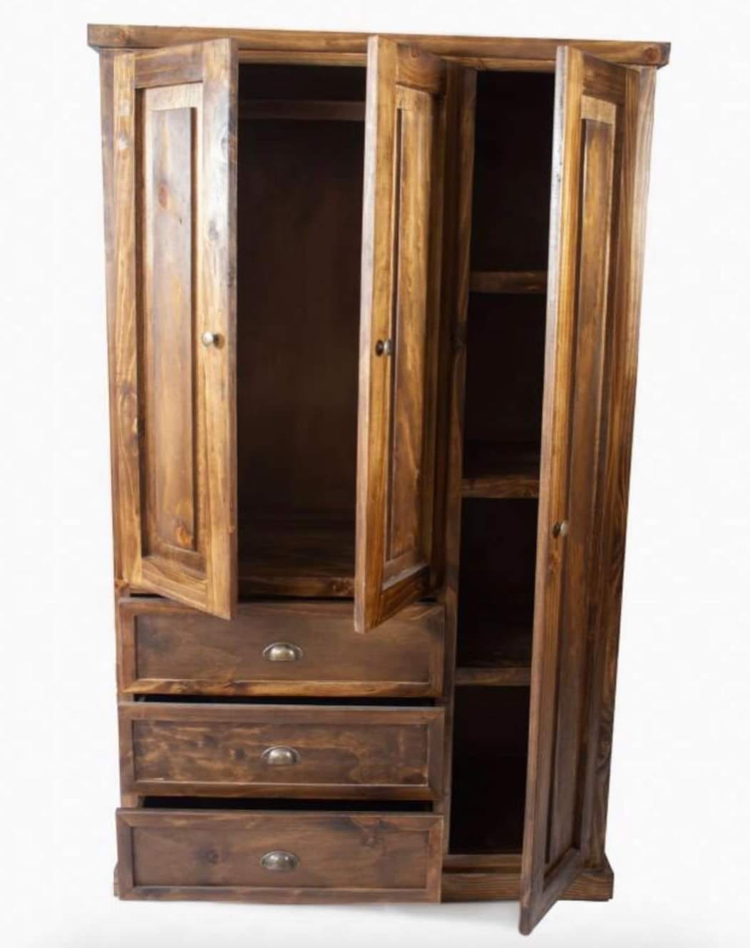 Closet 180x100x50 - Muebles Rústicos Estilo PyM SpA.